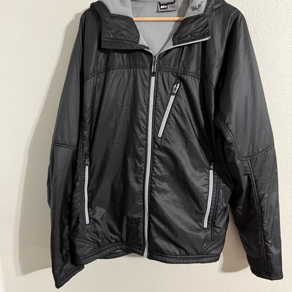 REI | Jackets & Coats | Rei Black Mens Polartec Alpha Insulated Rain ...